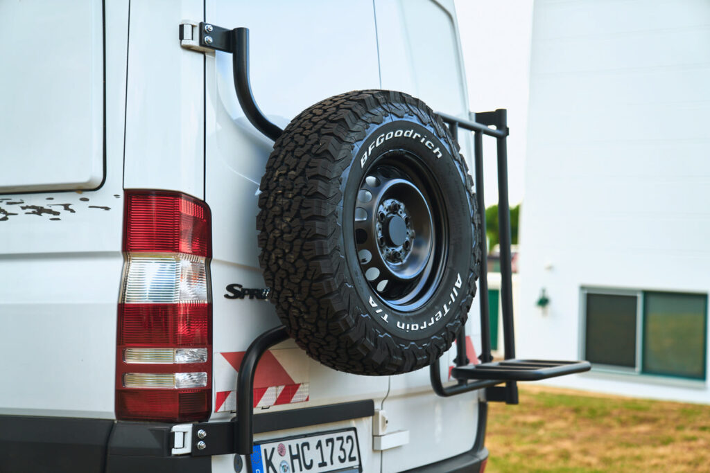 Reserveradhalter Sprinter - Für den Notfall gerüstet