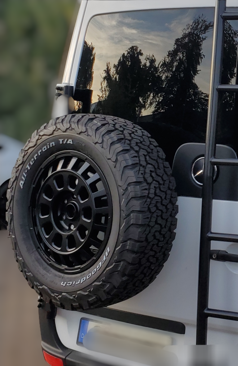 Reserveradhalter Sprinter - Für den Notfall gerüstet